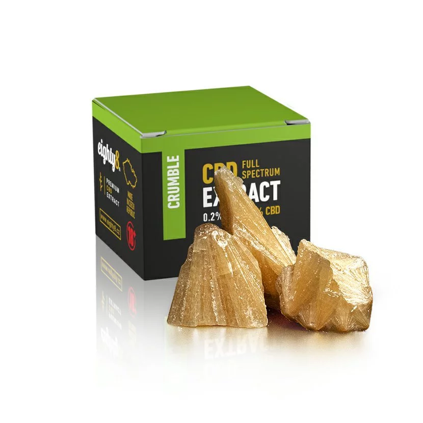 CBD Crumble Extrakt 90%, 1 g Eighty8 | IloveCBD.sk